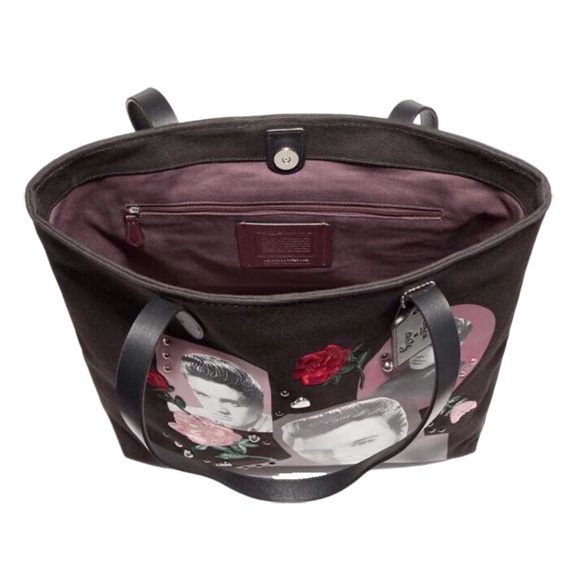 Coach | Bags | Coach Tote With Elvis Collage | Poshmark